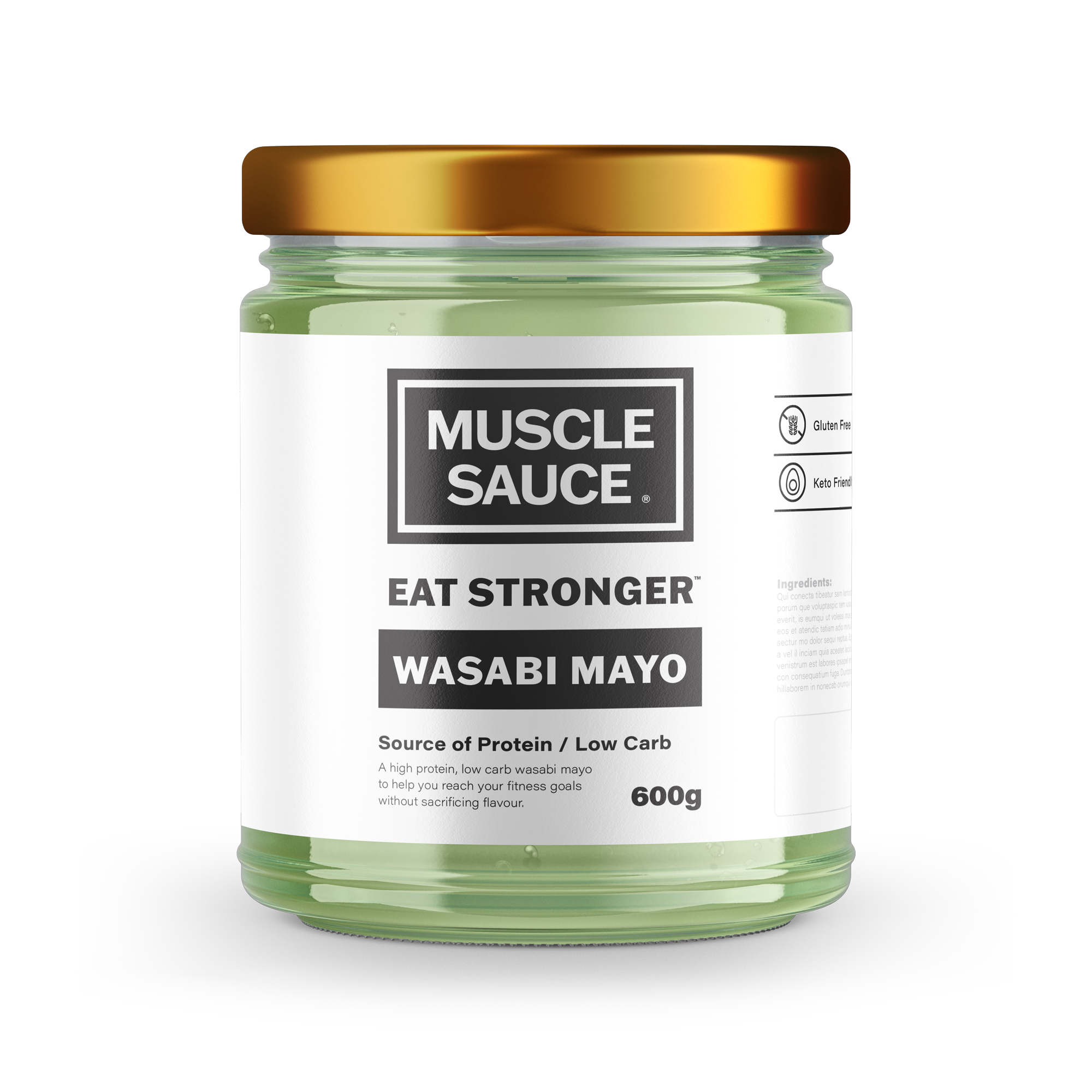 High Protein, Low Sugar Wasabi Mayonnaise | Muscle Sauce